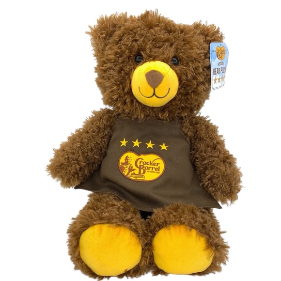 Cracker Barrel | Toys | Cracker Barrel Herschel Teddy Bear Witn Apron ...